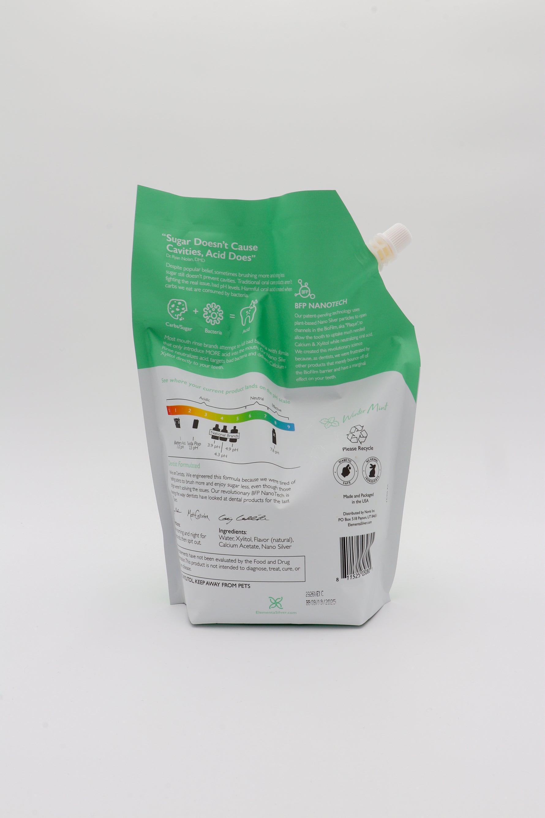 40 oz Mouth Rinse Refill | Elementa Silver