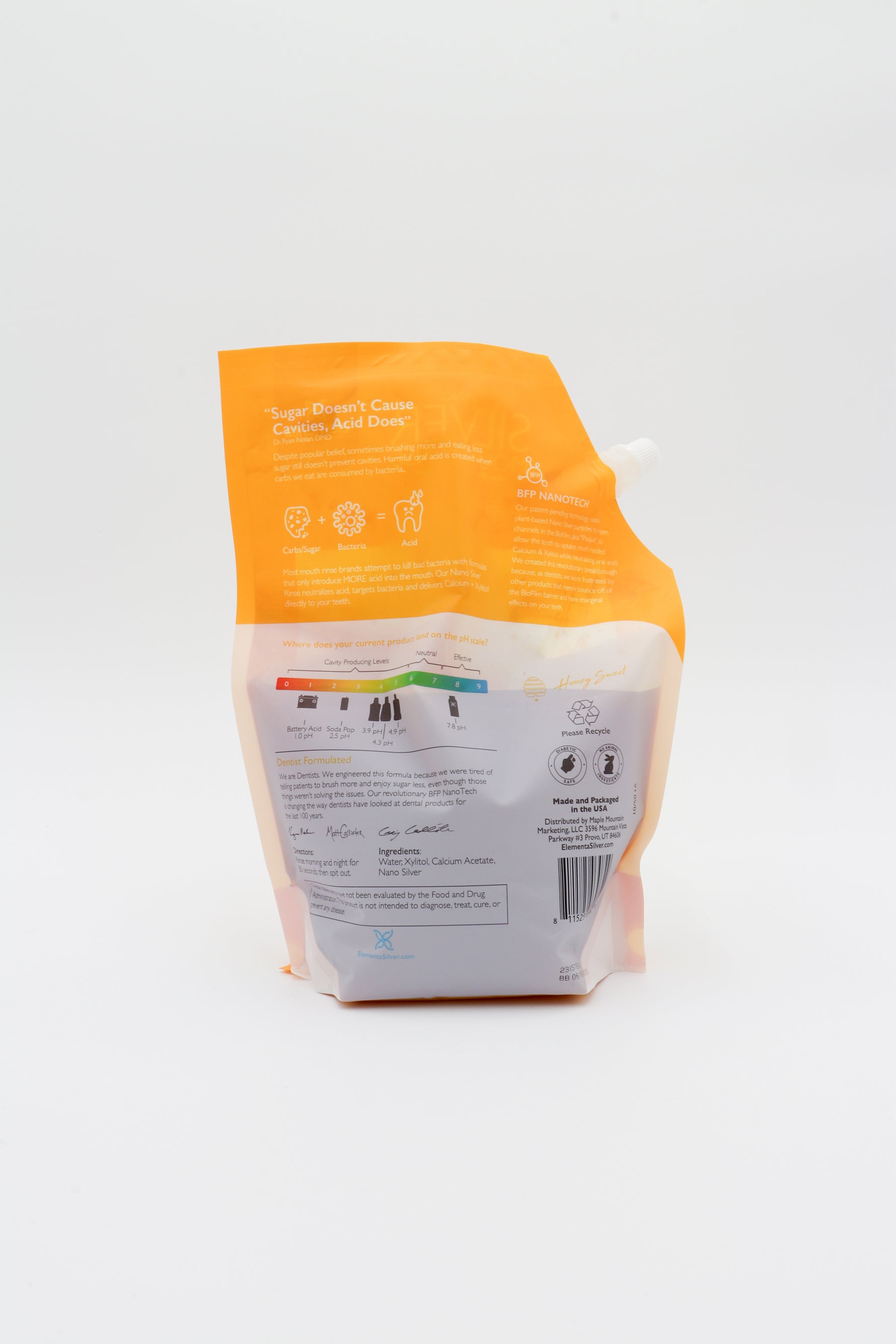 40 oz Mouth Rinse Refill | Elementa Silver